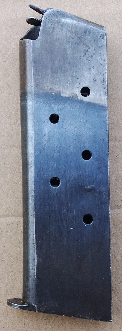 COLT 1911 TWO (2) TONE 45 ACP CLIP, PRE WW 2 VINTAGE, USED. ORIGINAL ...