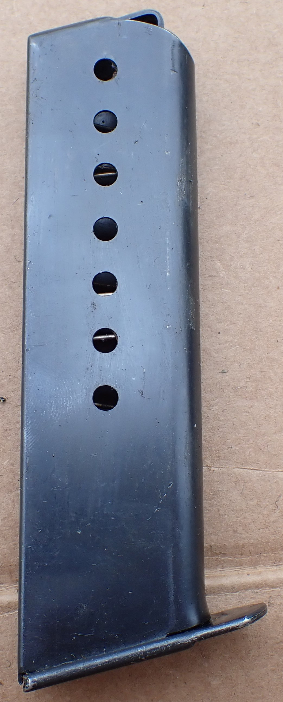 WALTHER P38 MAGAZINE, NAZI ERA, CODED, DEEP ORIGINAL BLUE FINISH .38 ...