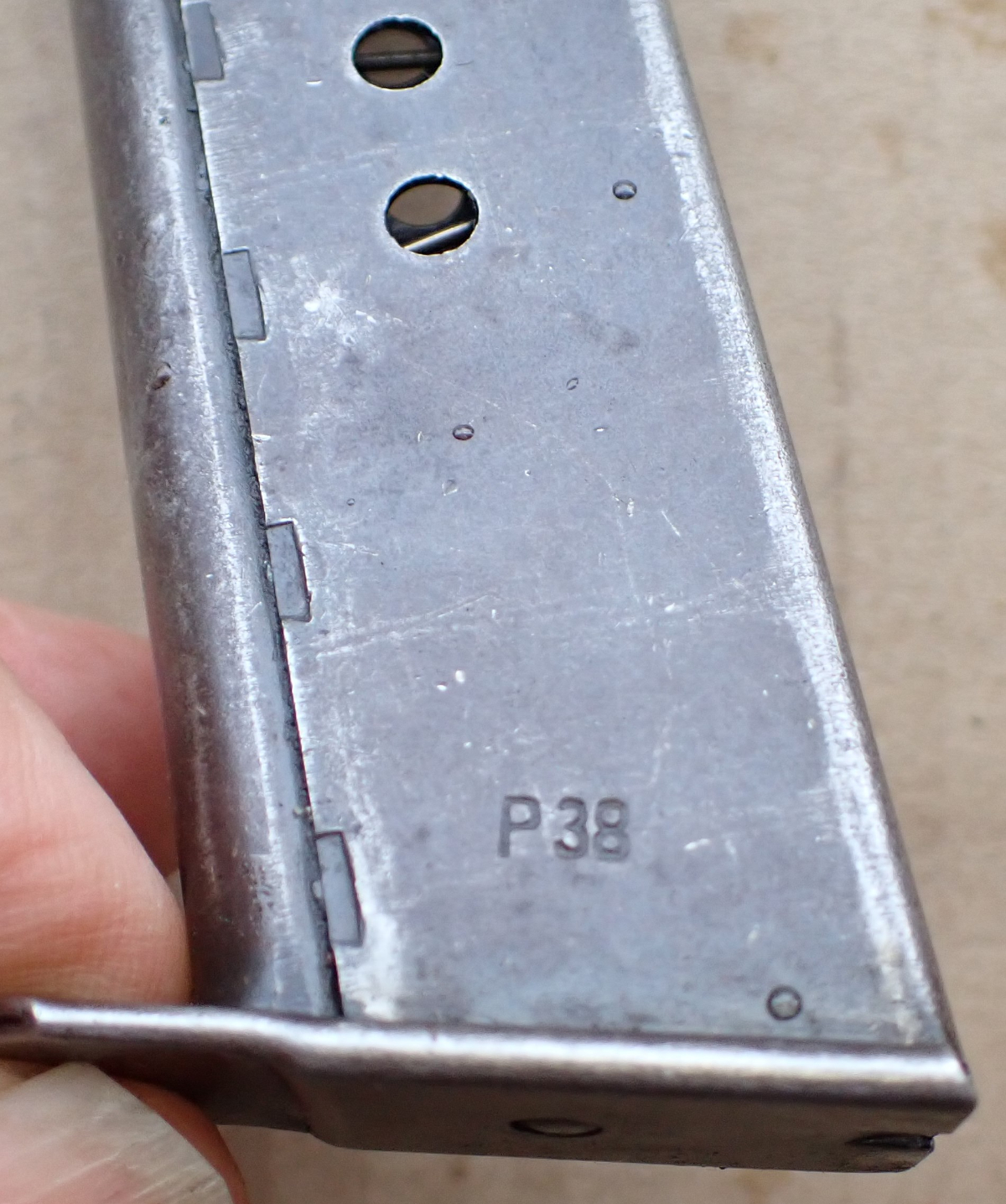 Nazi Era P38 Magazine, Made By Erste Nordbohmische Metallfabrik For ...