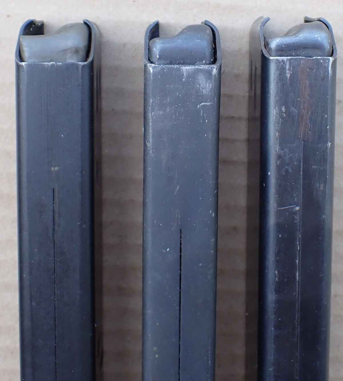 UZI MILITARY 32 ROUND MAGAZINES, THREE(3), USED, IMI MANUFACTURE ...
