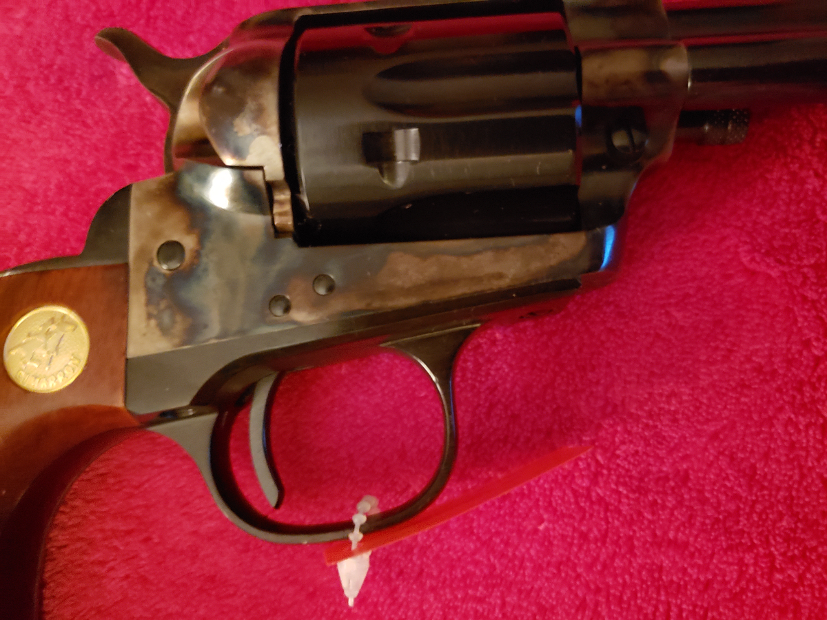 Cimarron Firearms CIMARRON MODEL P JR .38SPL FS 4.75" CC/BLUED WALNUT ...