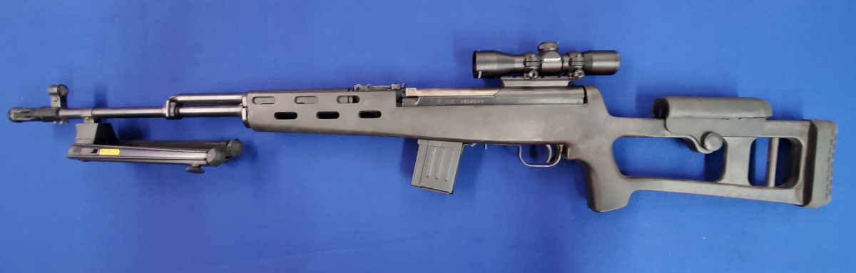 Norinco SKS WITH CUSTOM DRAGUNOV STOCK AND BARSKA SCOPE