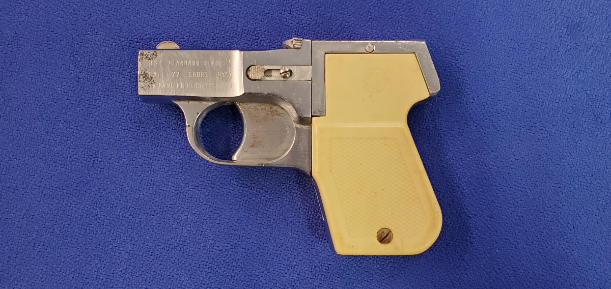 Eig E 16 4 Barrel .22 Cal Pistol Nickled Finish .22 Long For Sale at ...