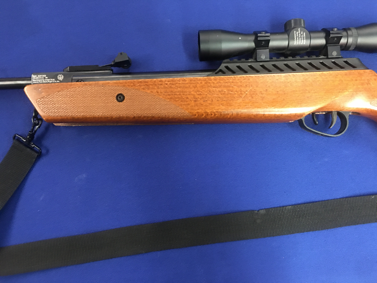 UMAREX RUGER IMPACT MAX ELITE, COMES W/ SCOPE & SLING, CHAMBERED IN .22 ...