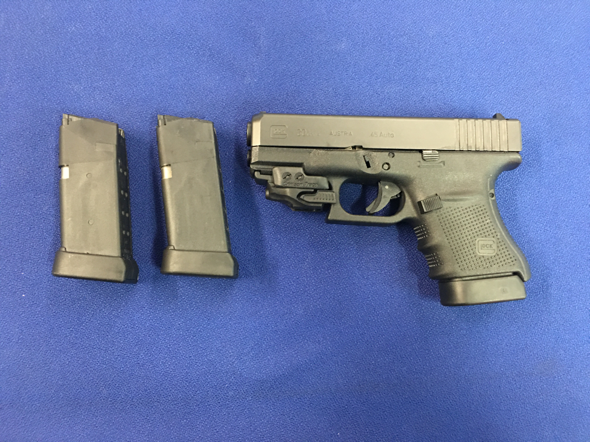 Glock 30 GEN 4, COMES W/ 2 EXTRA MAGS & CRIMSON TRACE LASER, CHAMBERED ...