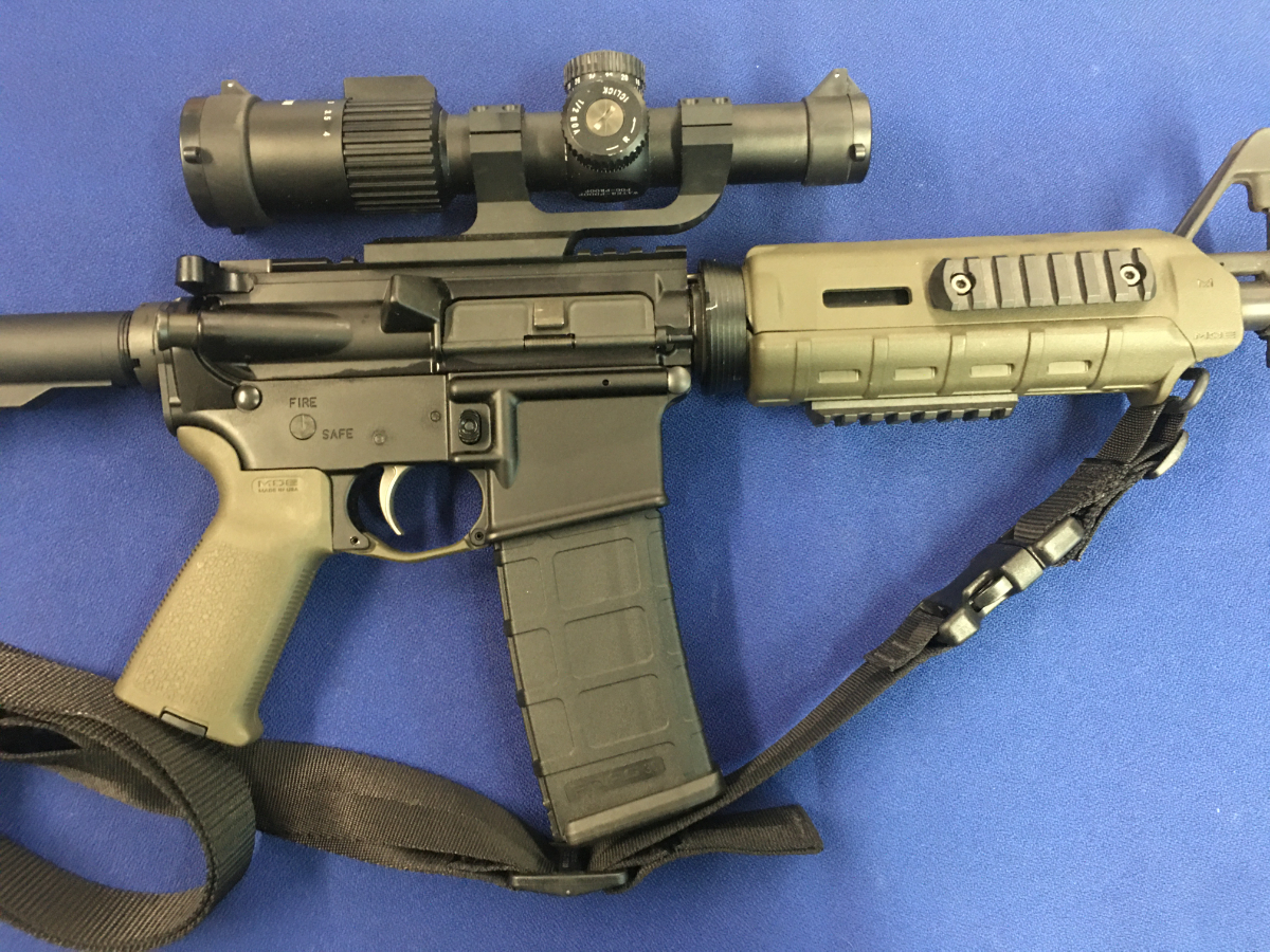 Palmetto State Armory PA-15, COMES W/ MONSTRUM 1-4X24 SCOPE & SLING ...
