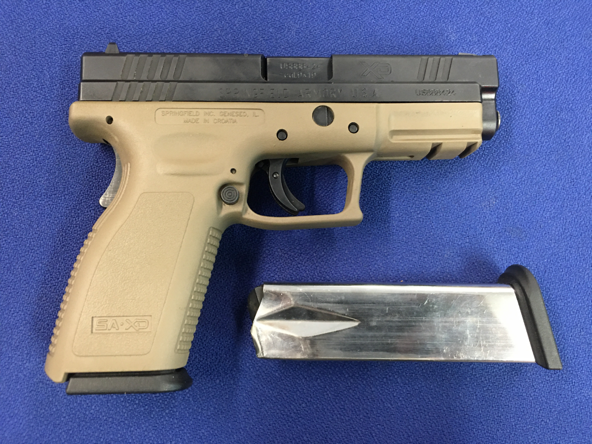Springfield Armory XD-9, COMES W/ EXTRA MAG, CASE, HOLSTER, MAG CARRIER ...