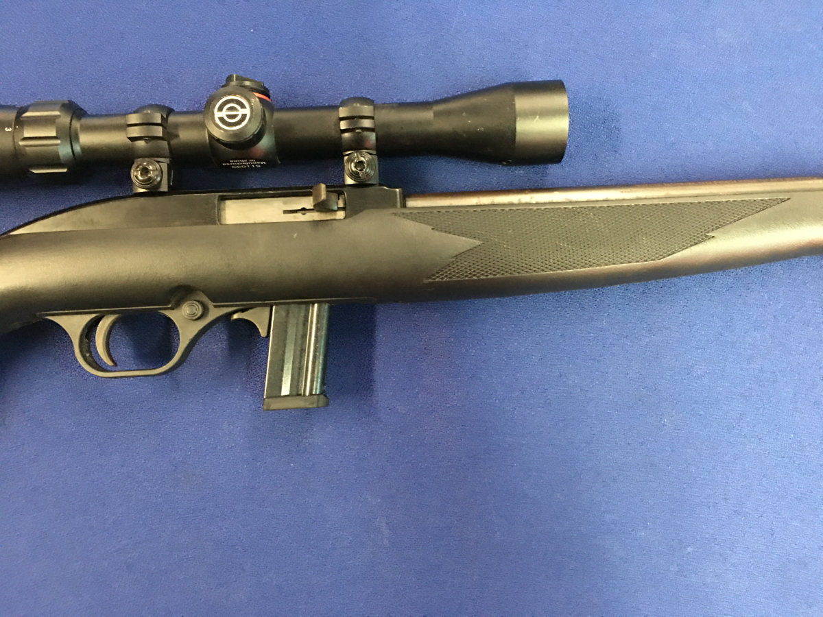Mossberg MODEL 702 PLINKSTER, COMES W/ SCOPE, CHAMBERED IN .22 LR ...