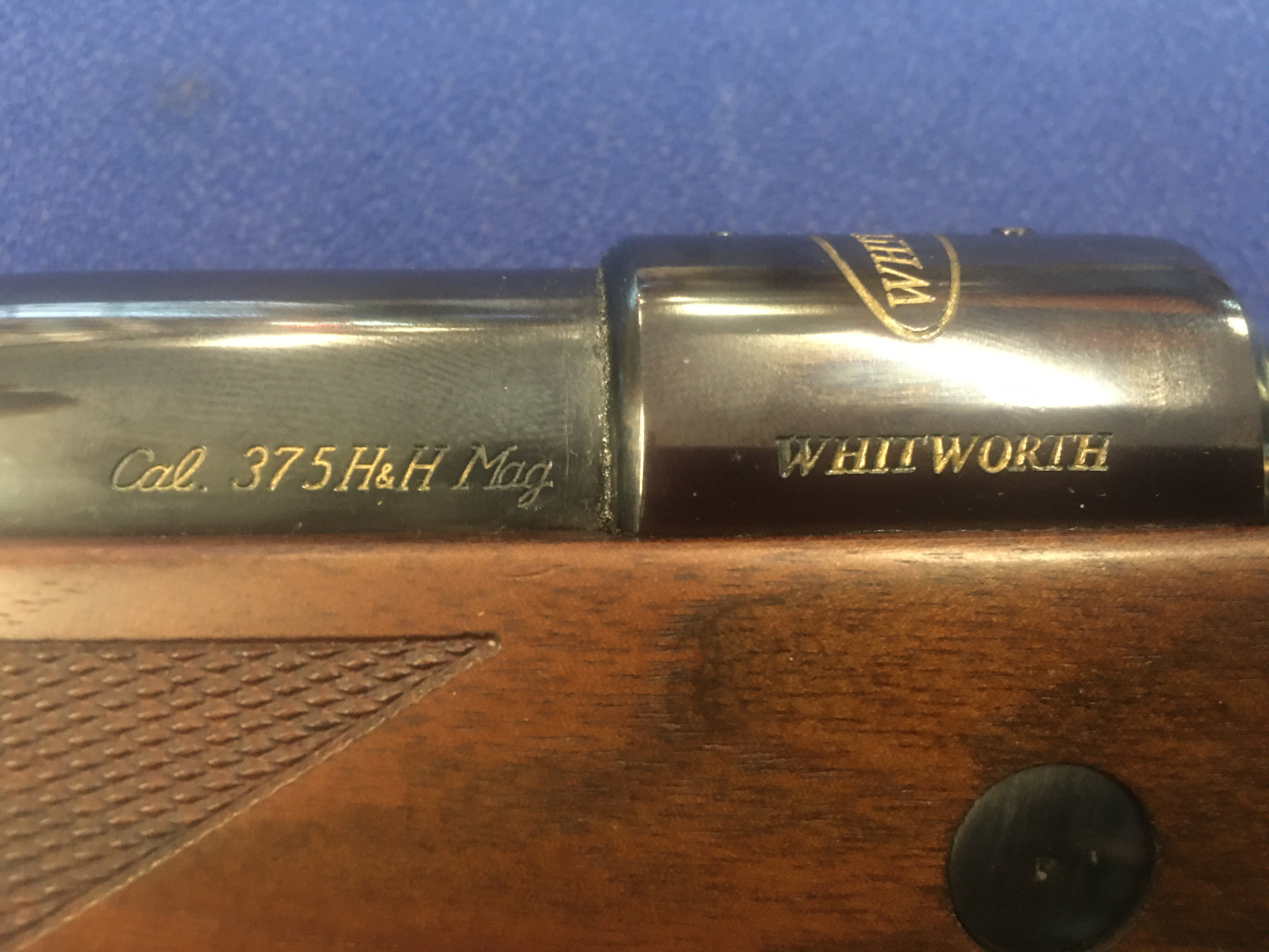 Interarms WHITWORTH, COMES W/ AMMO, CHAMBERED IN .375 H&H Mag 17305450 ...