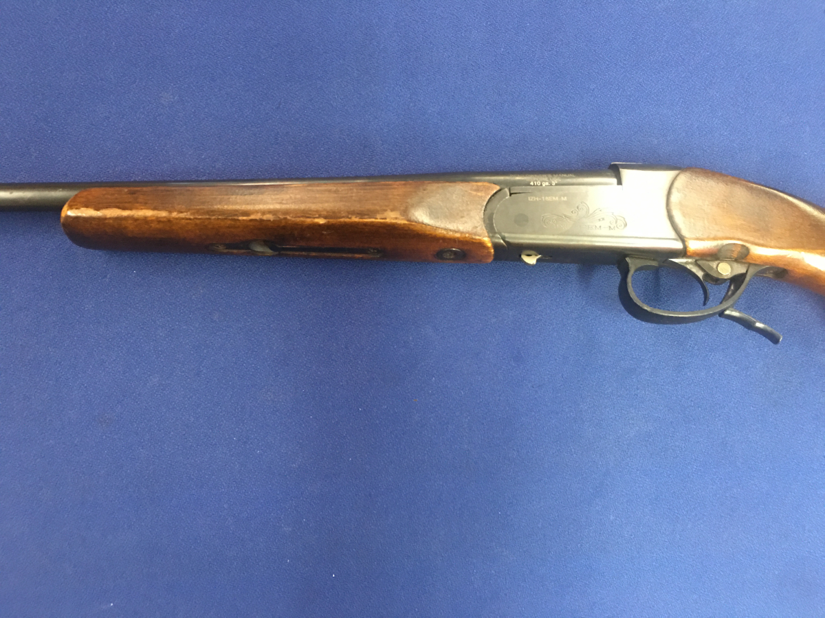 Baikal MODEL IZH-18EM-M, CHAMBERED IN .410 GA 17308202 - GunAuction.com