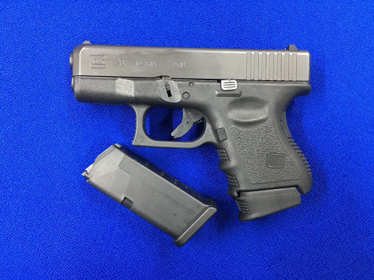 Glock 26 GEN 3, COMES W/ EXTRA MAG, FACTORY BOX & PAPERS, CHAMBERED IN ...