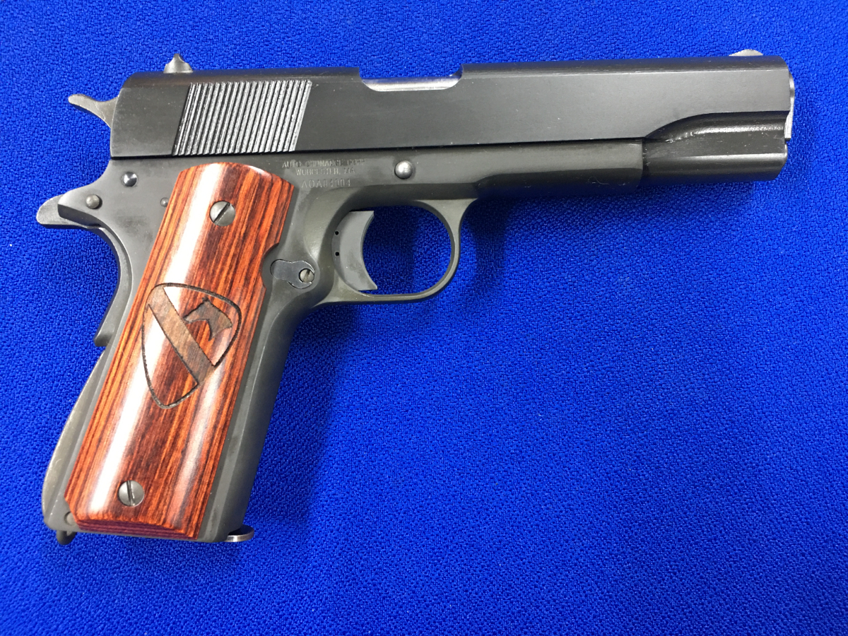 Auto-Ordnance 1911A1, COMES W/ FACTORY BOX & PAPERS, CHAMBERED IN .45 ...