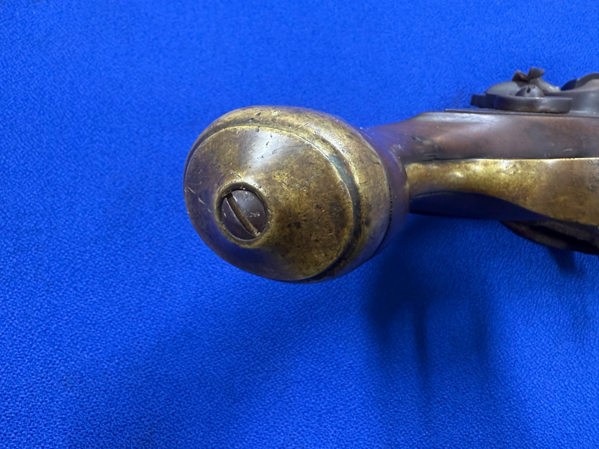 TOWER FLINTLOCK PISTOL, COMES W/ FRIZZEN COVER, CHAMBERED IN .69 ...