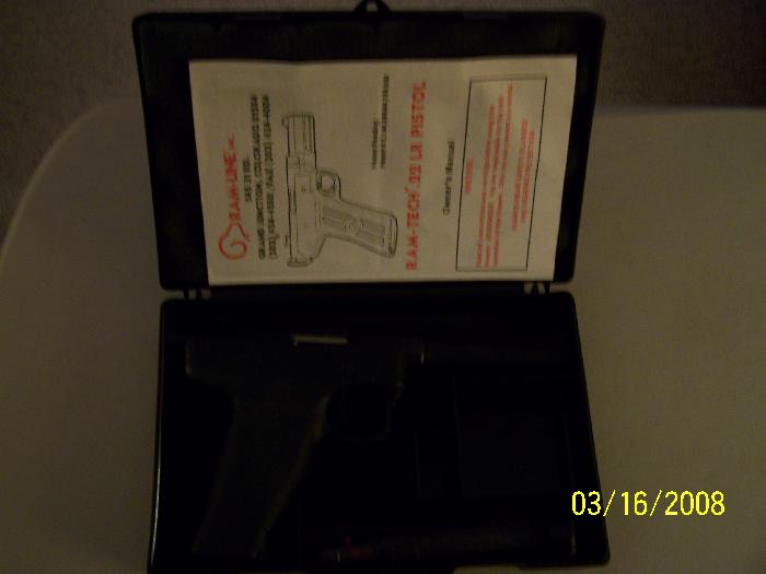 L@@K!! Ram-Line Exactor .22 Semi-Auto .22 Pistol W/Case And 2 Mags Made ...