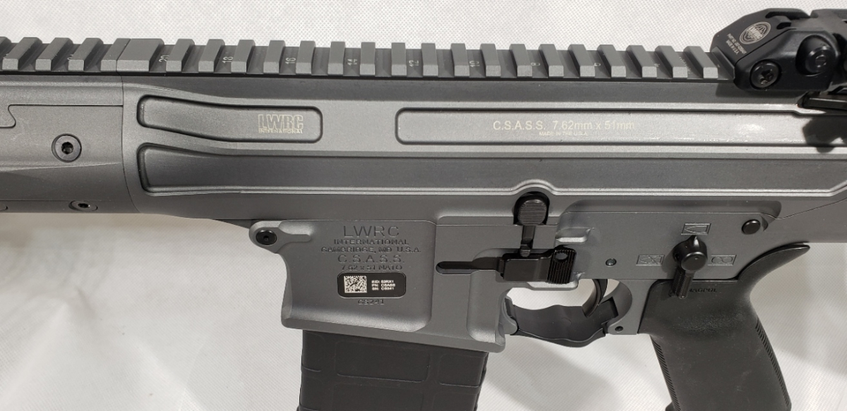 LWRC REPR / CSASS Rifle Limited Edition 1 of 250 TALO Tactical Gray 7. ...