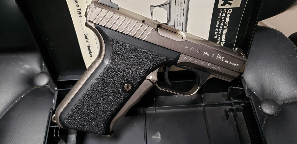 Heckler & Koch P7m8 Factory Nickel H&K P7m8 Factory Box 9mm Luger For ...