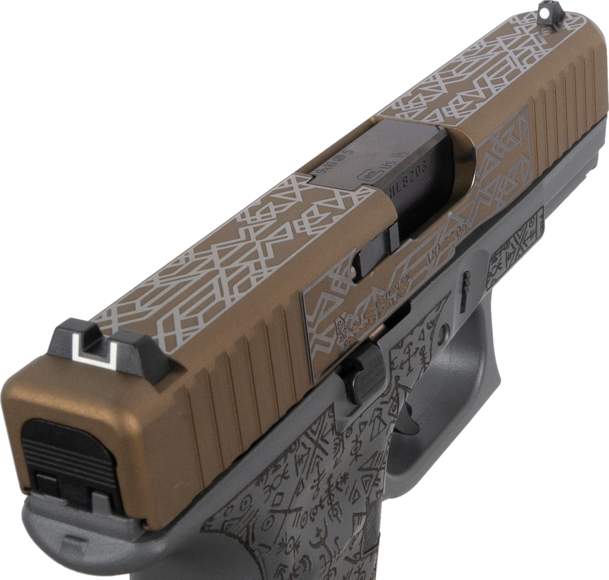 Glock Viking G45 9mm Nordic Symbols - NEW, Lifetime Warranty 9mm Luger ...