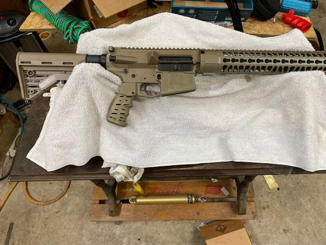 Ar-10 243 Caliber, Aero Lower, Bear Creek Barrel ,Fde Handguard Upper ...