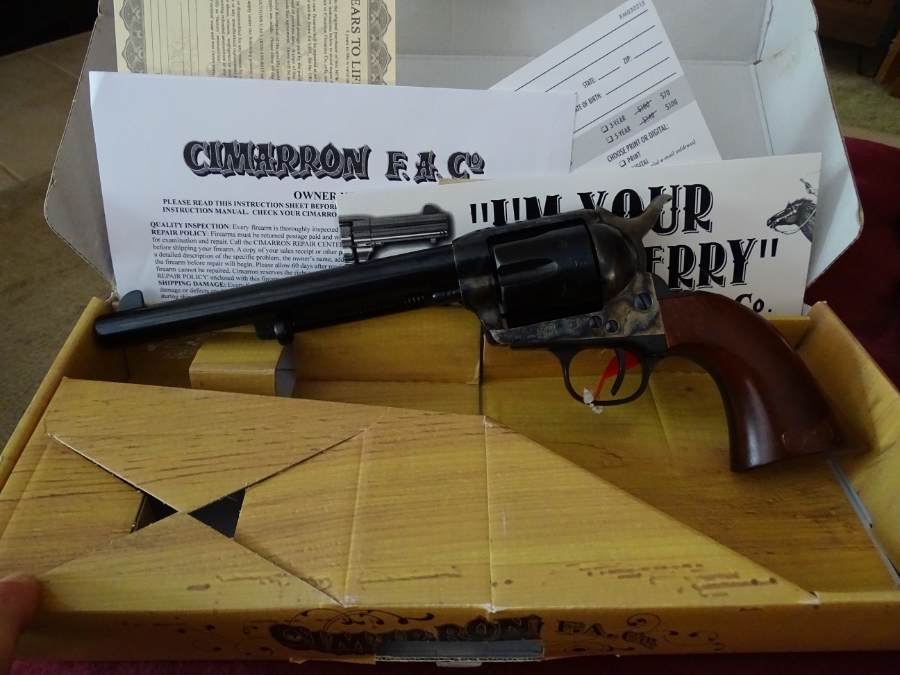 Cimarron Firearms 7th Cavalry 1873 Revolver Marked " F Co." .45 Long ...