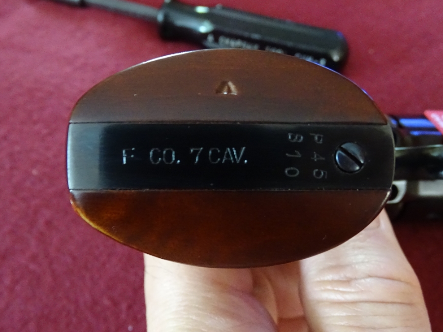 Cimarron Firearms 7th Cavalry 1873 Revolver Marked " F Co." .45 Long ...