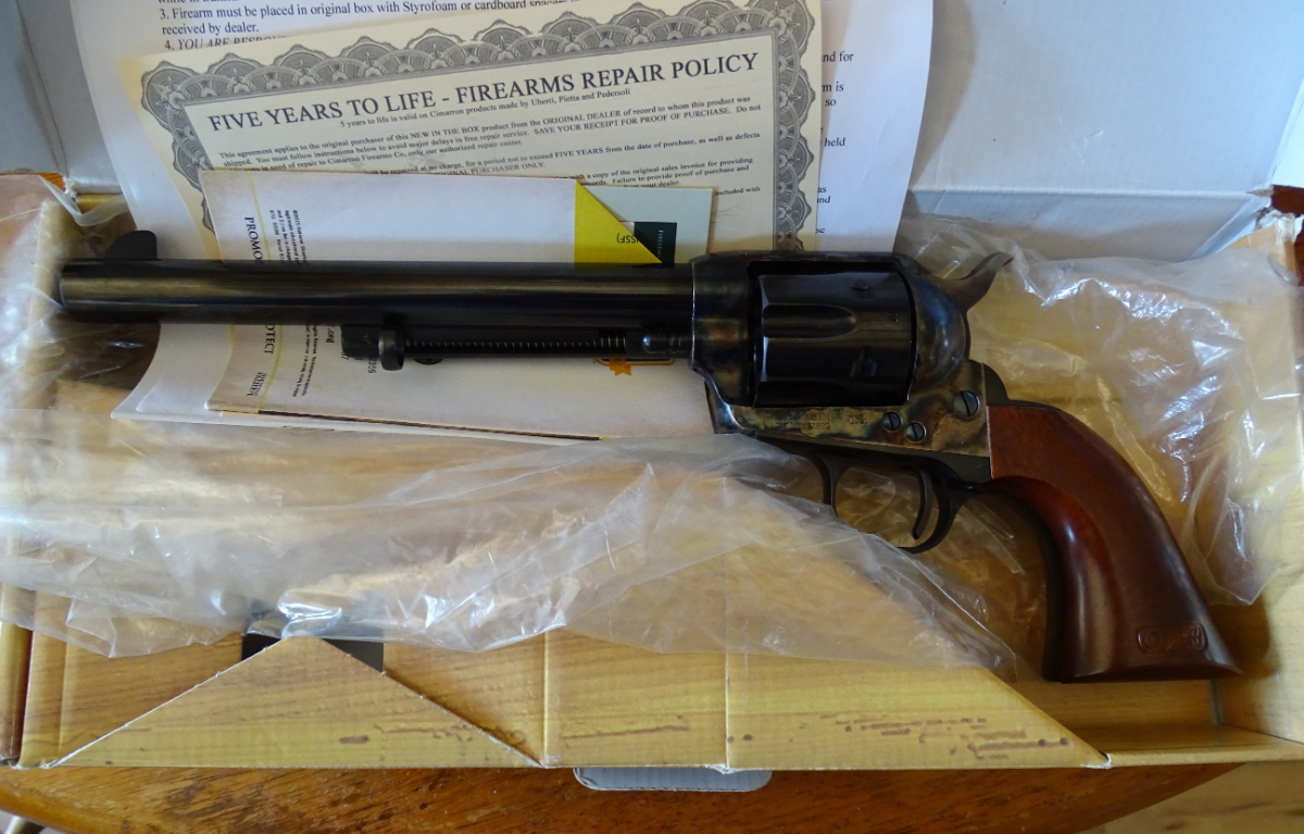 Cimarron Firearms Us 7th Cavalry Revolver F Company .45 Long Colt For ...