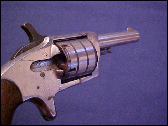 Hardpan Antique 32 Caliber Rimfire Spur Trigger Revolver For Sale at ...