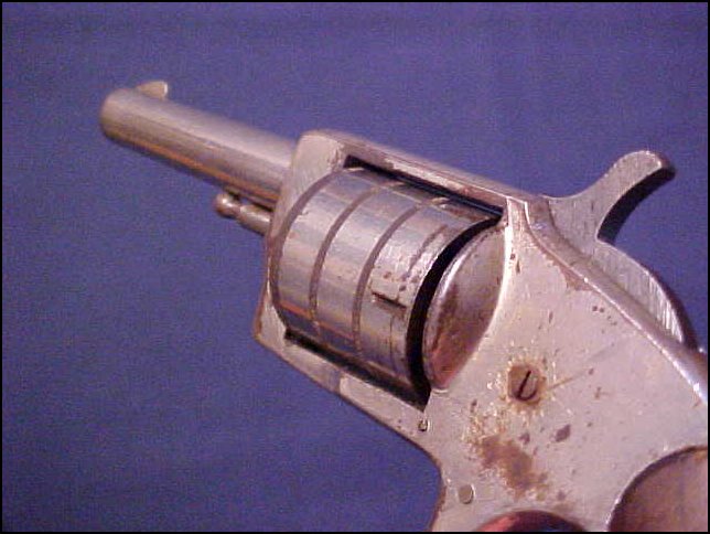 Hardpan Antique 32 Caliber Rimfire Spur Trigger Revolver For Sale at ...