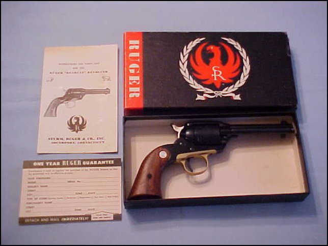 Sturm, Ruger & Co. 1964 Old Model Bearcat 22 Revolver In Box W Papers ...