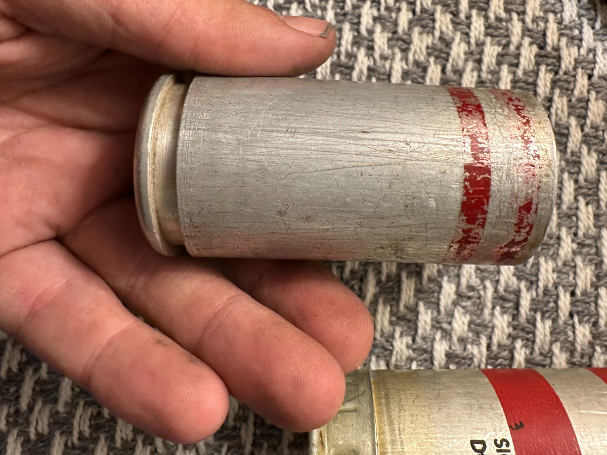 2 Wwii Signal Flares Ones Aircraft Tracer Double Star Flare M54a1 Wwii ...