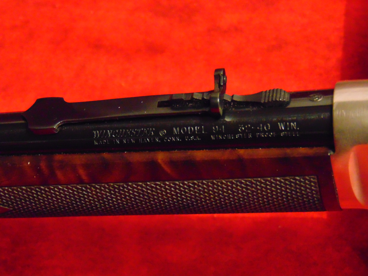 Winchester Model 94 John Wayne Commerative Edition 32-40 Win Caliber ...
