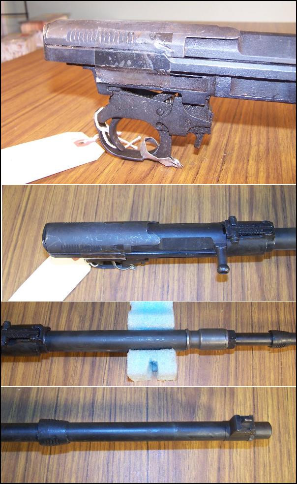 Vz 52 Barrel Act. 7.62x45 Cal Cz 52 Rifle Parts - Vz 52 Entire Barreled ...