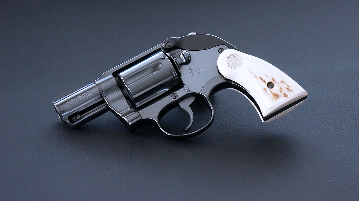 Colt Detective Special Factory Shrouded 3rd Issue - Stag Grips