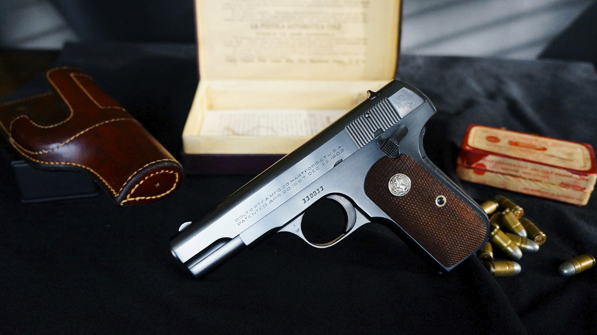 Sold - Exceptional Colt Model M 1908 Type Iv Pocket Hammerless As New ...