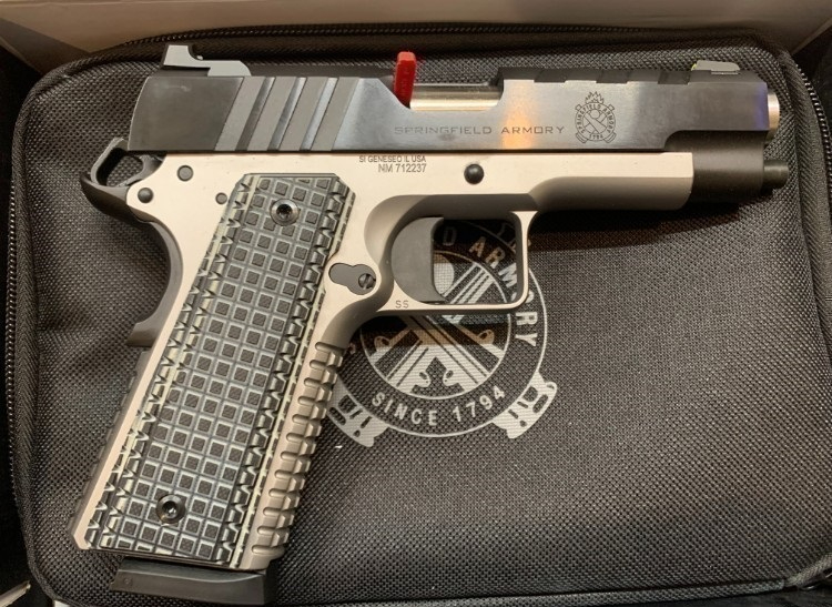 Springfield Armory 1911 Emissary Commander 4.25" Px9218l 45acp .45 Acp ...