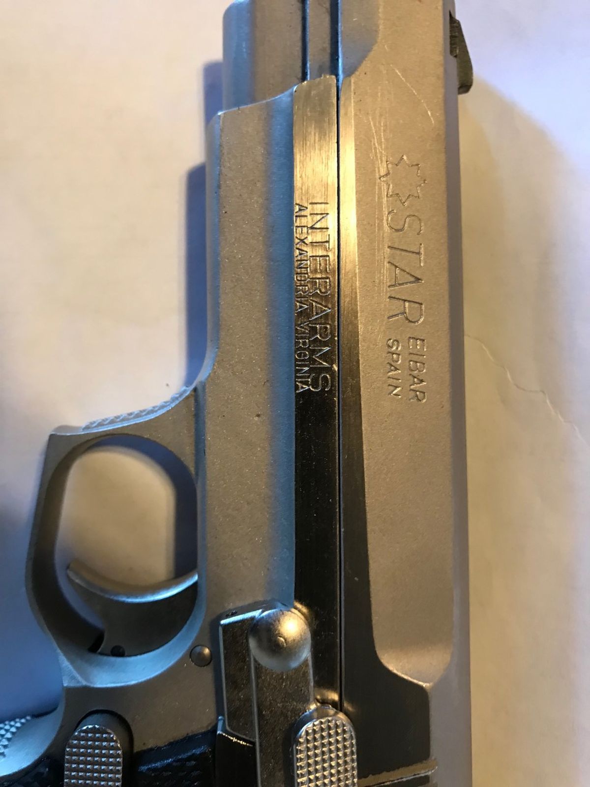 Interarms Fire Star Interarms Mfg Model Fire Star S/S 9mm One Magazine ...