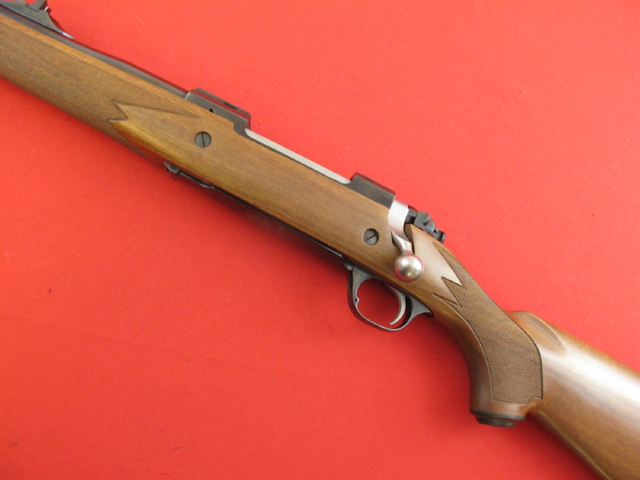 Ruger Model 77 Hawkeye African 375 Ruger 23in Left Handed W/Muzzlebrake ...
