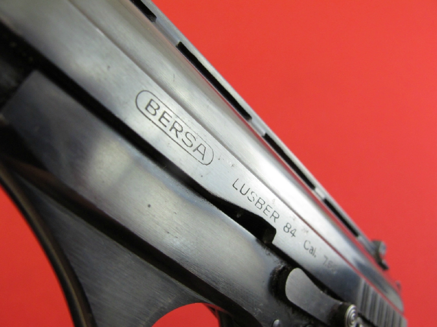 Bersa Model Lusber 84 7.65mm ( 32acp ) 3.25in Blue, No Reserve For Sale ...