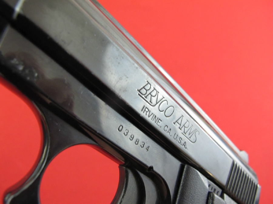 Bryco Arms Model 48 380acp 4in Blue, No Reserve .380 Acp For Sale at ...