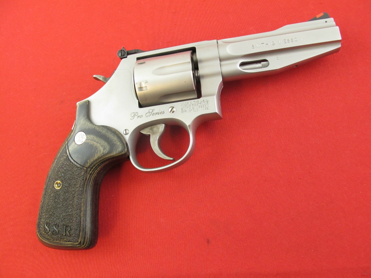 Smith & Wesson Model 686 Ssr 357mg Pro Series, 4in Stainless, W/Box, No ...
