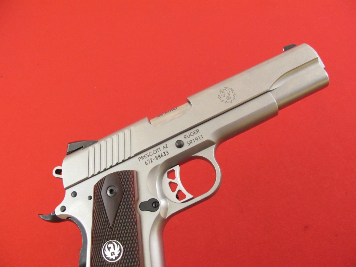Ruger Model Sr1911 45acp 5in Stainless, No Reserve .45 Acp For Sale at ...