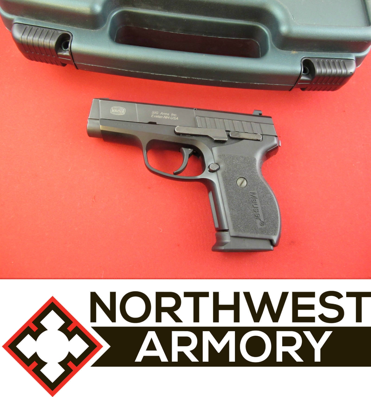 Mauser Model M2 45acp 3.5in Blue, w/Box, Sigarms Import, **NO RESERVE**