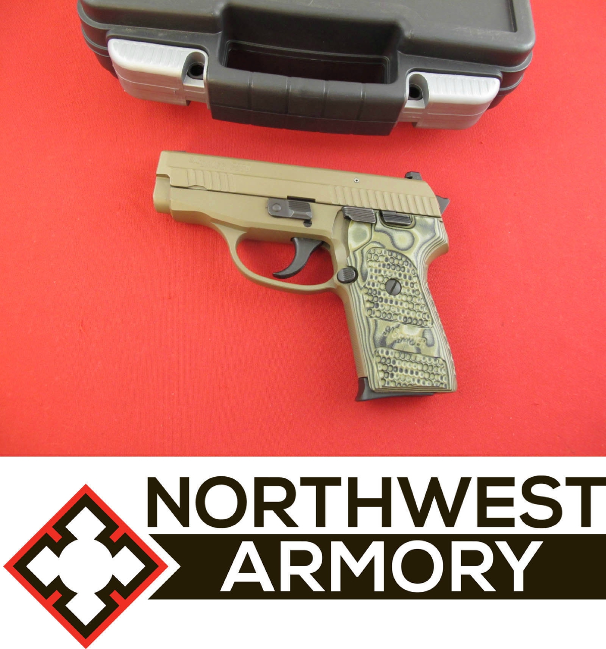 Sig Sauer Model P239 9mm Scorpion, Fde, W/Night Sights & Box, No ...