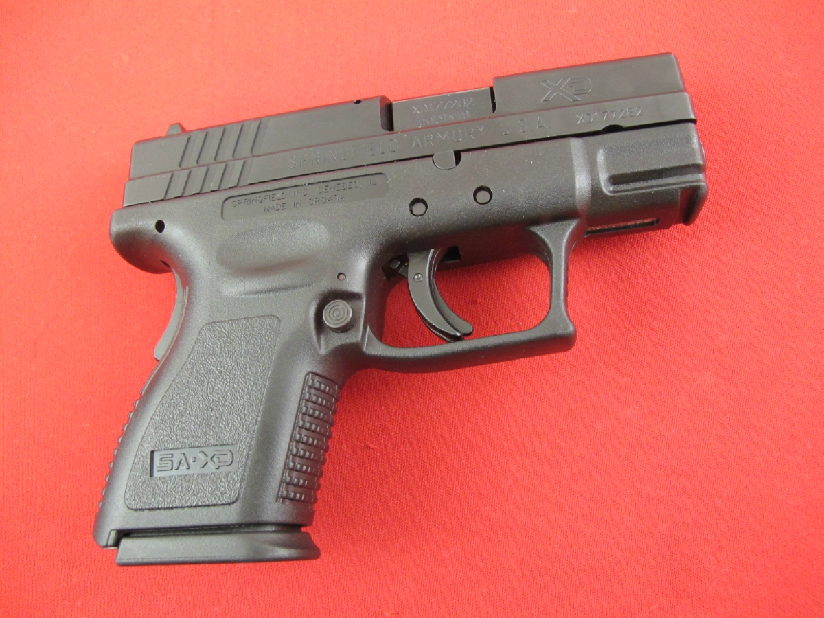 Springfield Model Xd 9mm 3in Sub Compact Blue W/Box, No Reserve 9mm ...