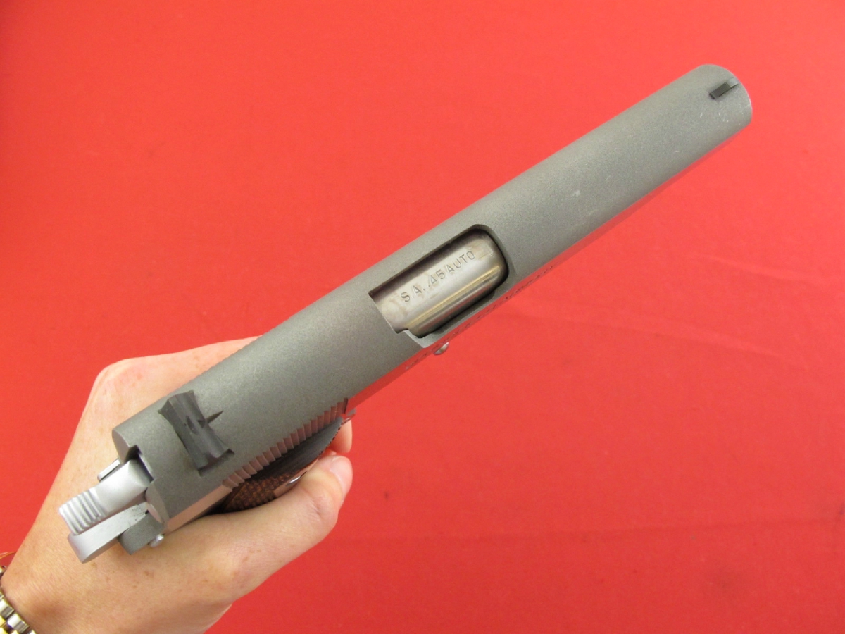 Springfield Model 1911-A1 45acp, 5in Stainless, Milspec Gi, W/Box, No ...