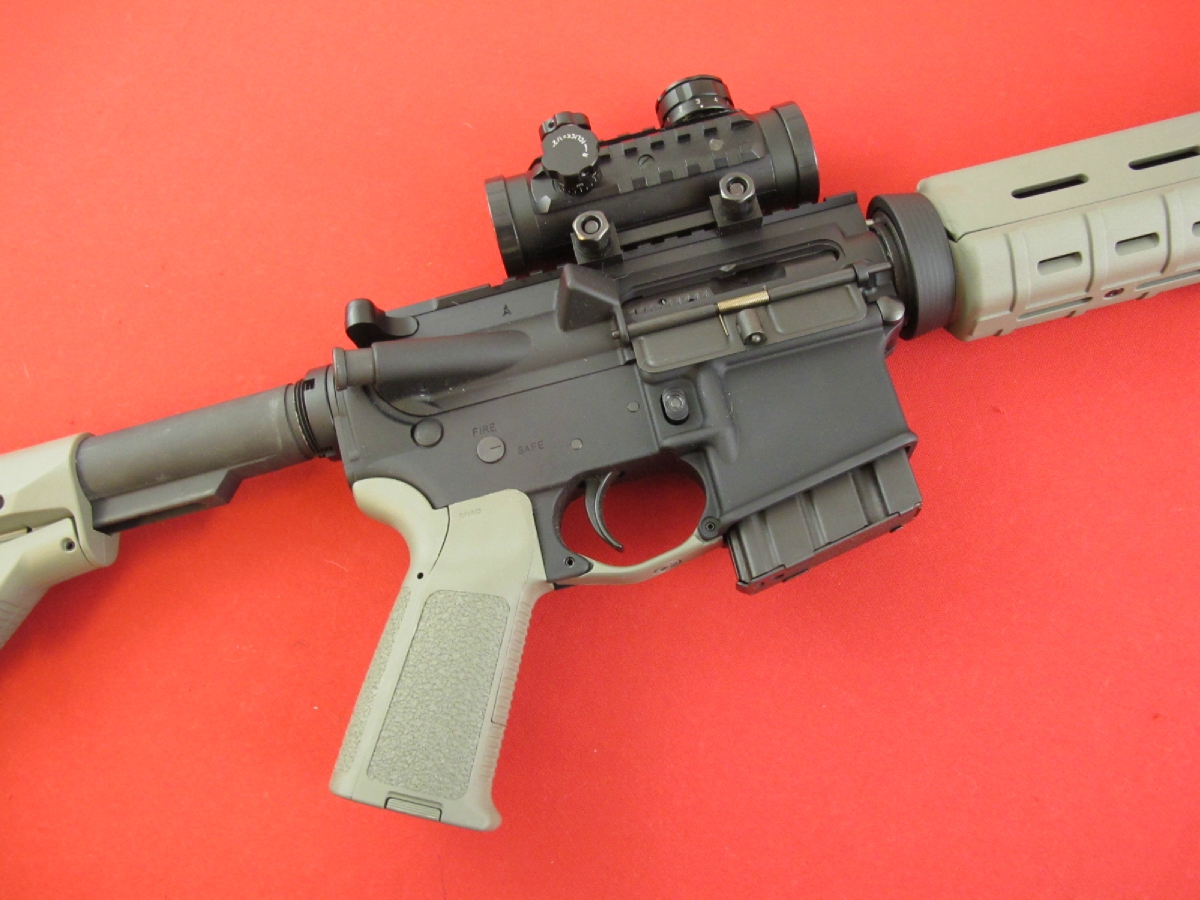 Stag Arms Model Stag-15 556, Foliage Magpul Furniture, W/Reddot Scope ...
