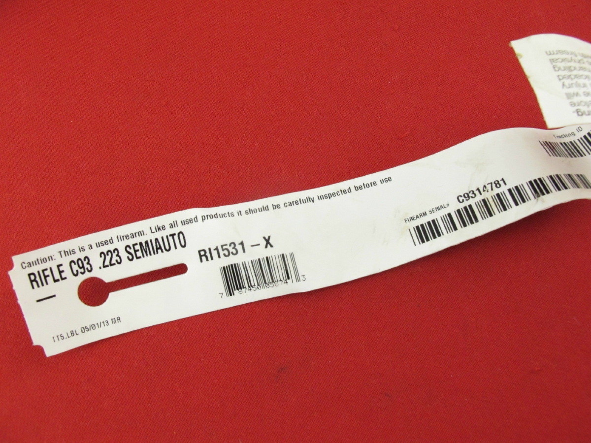 Century Arms Model C93 Sporter 556, 16.25in W/Box, No Reserve 556 For ...