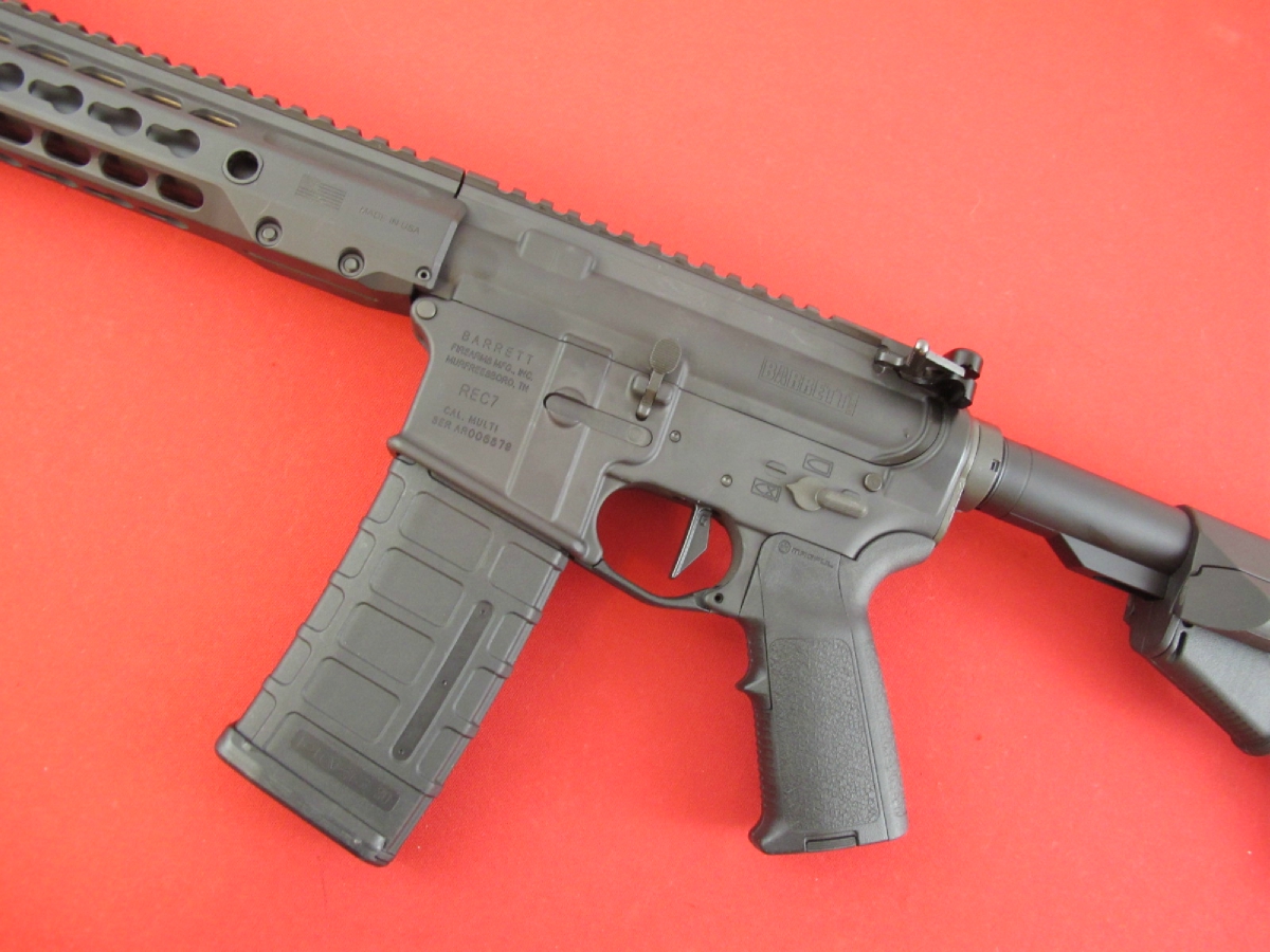 Barrett Firearms Model Rec7 Dmr 556, 18in Black Cerakote, No Reserve ...