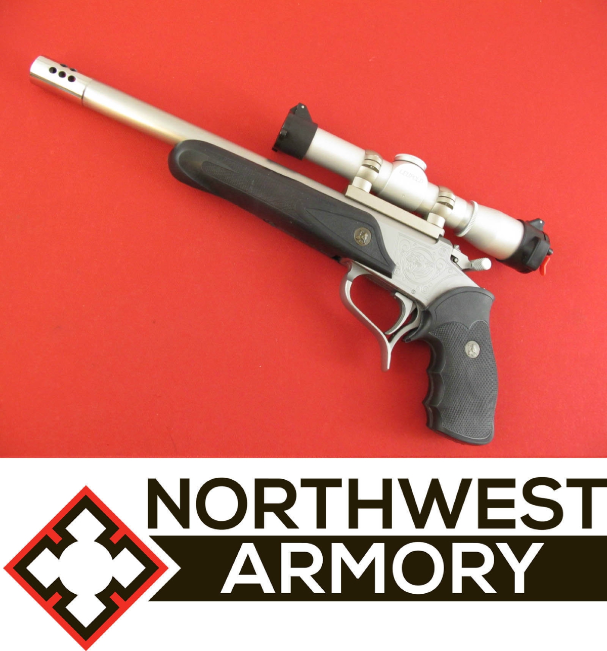 Thompson Center Arms Contender 45/70 12in Sts W/Muzzlebreak & Leupold ...