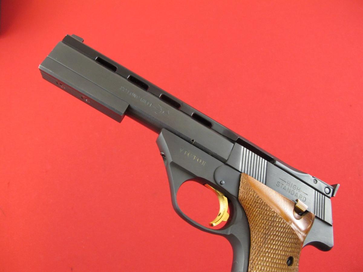 High Standard Victor Model 22lr, 5.5in Vr Adj Sights, Mfg 1984, No ...