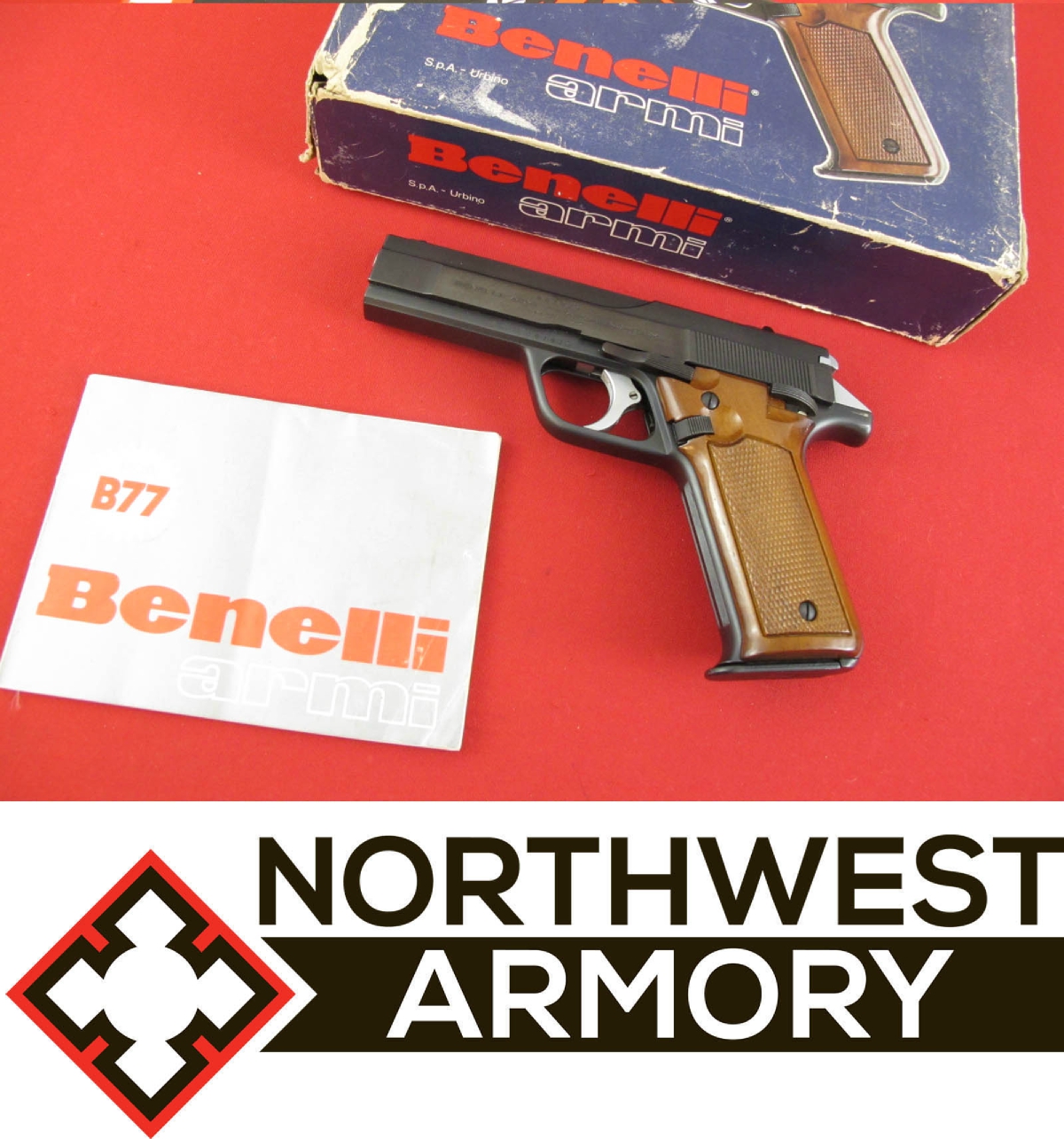 Benelli Model B-77 7.65mm ( 32acp ), 4.25in Blue, W/Box & Manual, No ...